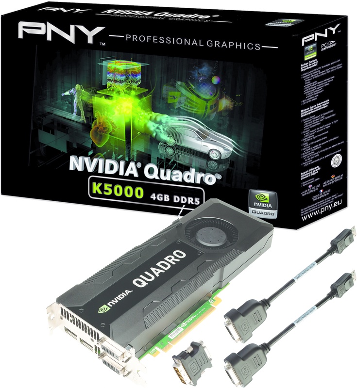 Specificaties van PNY Quadro K5000 - Tweakers