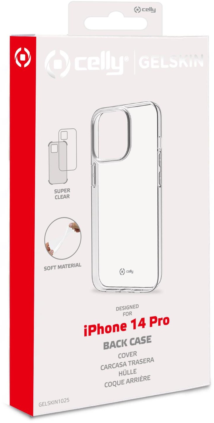 Celly Gelskin (iPhone 14 Pro) Transparant - Kenmerken - Tweakers