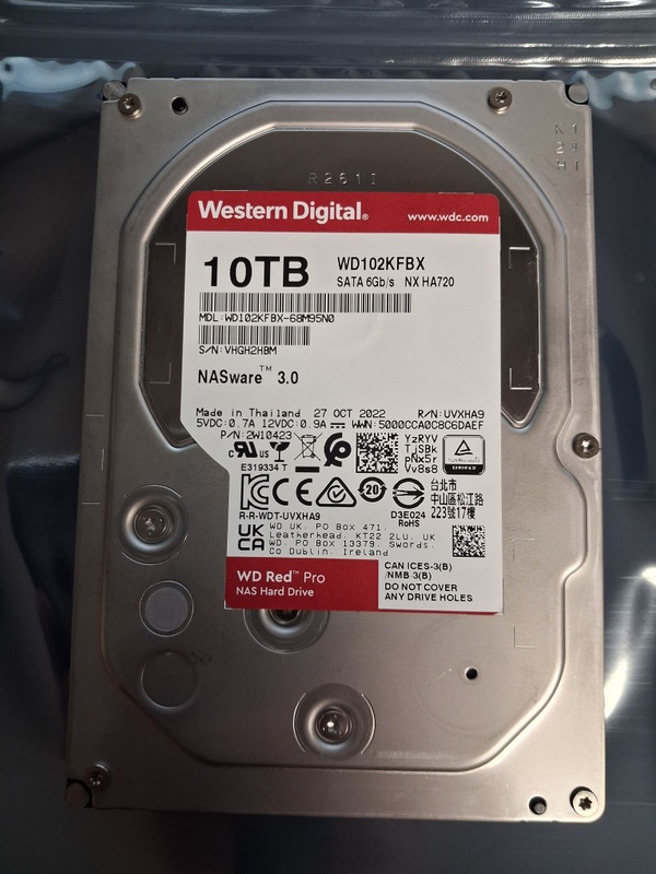3x WD Red Pro 10TB aangeboden - Vraag & Aanbod - Tweakers