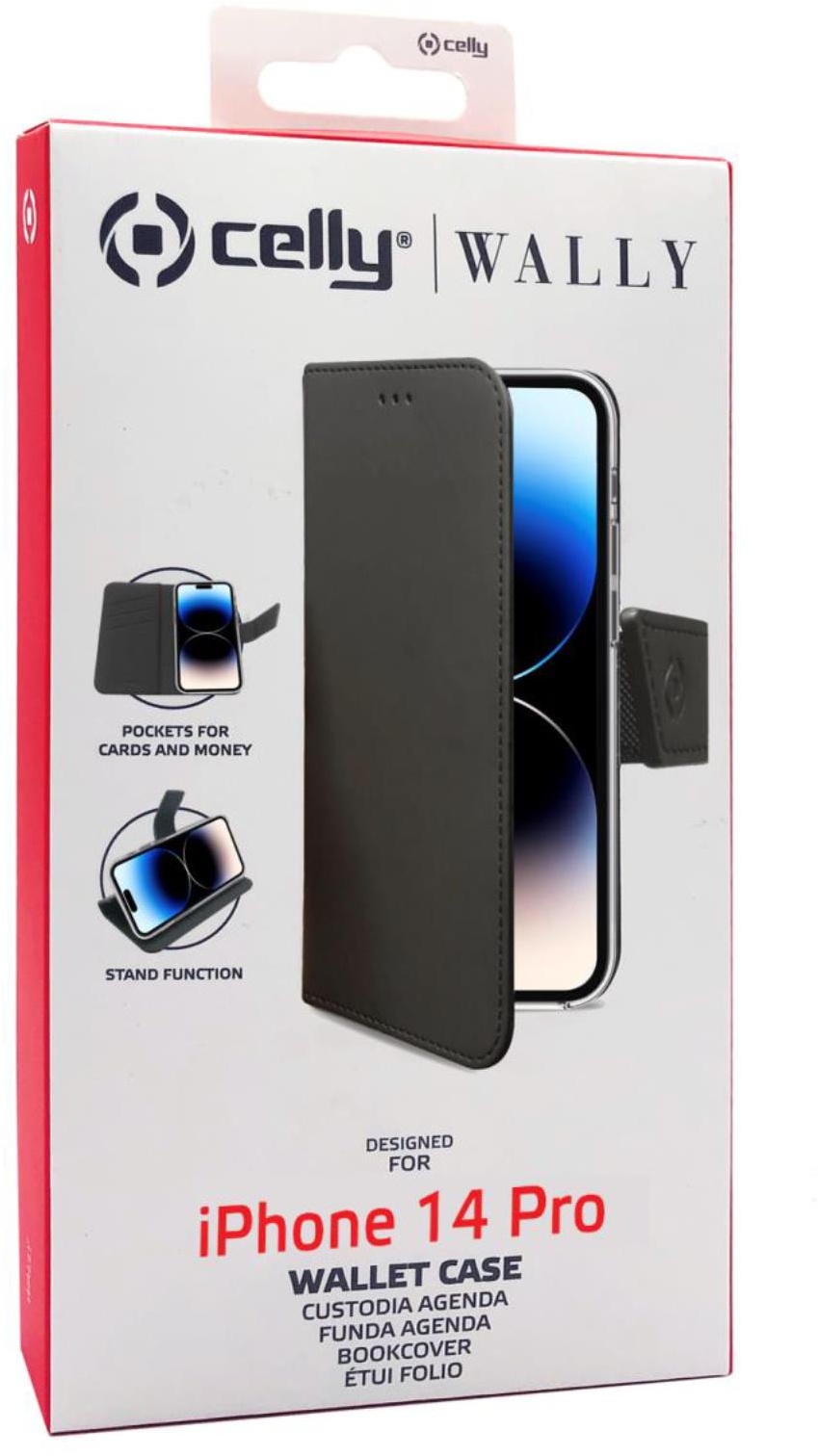 Specificaties van Celly Wally (iPhone 14 Pro) Zwart - Tweakers