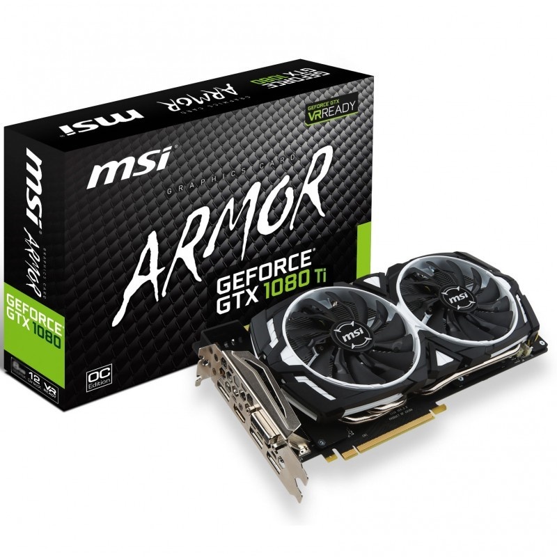 Specificaties van MSI GeForce GTX 1080Ti Armor 11G OC - Tweakers
