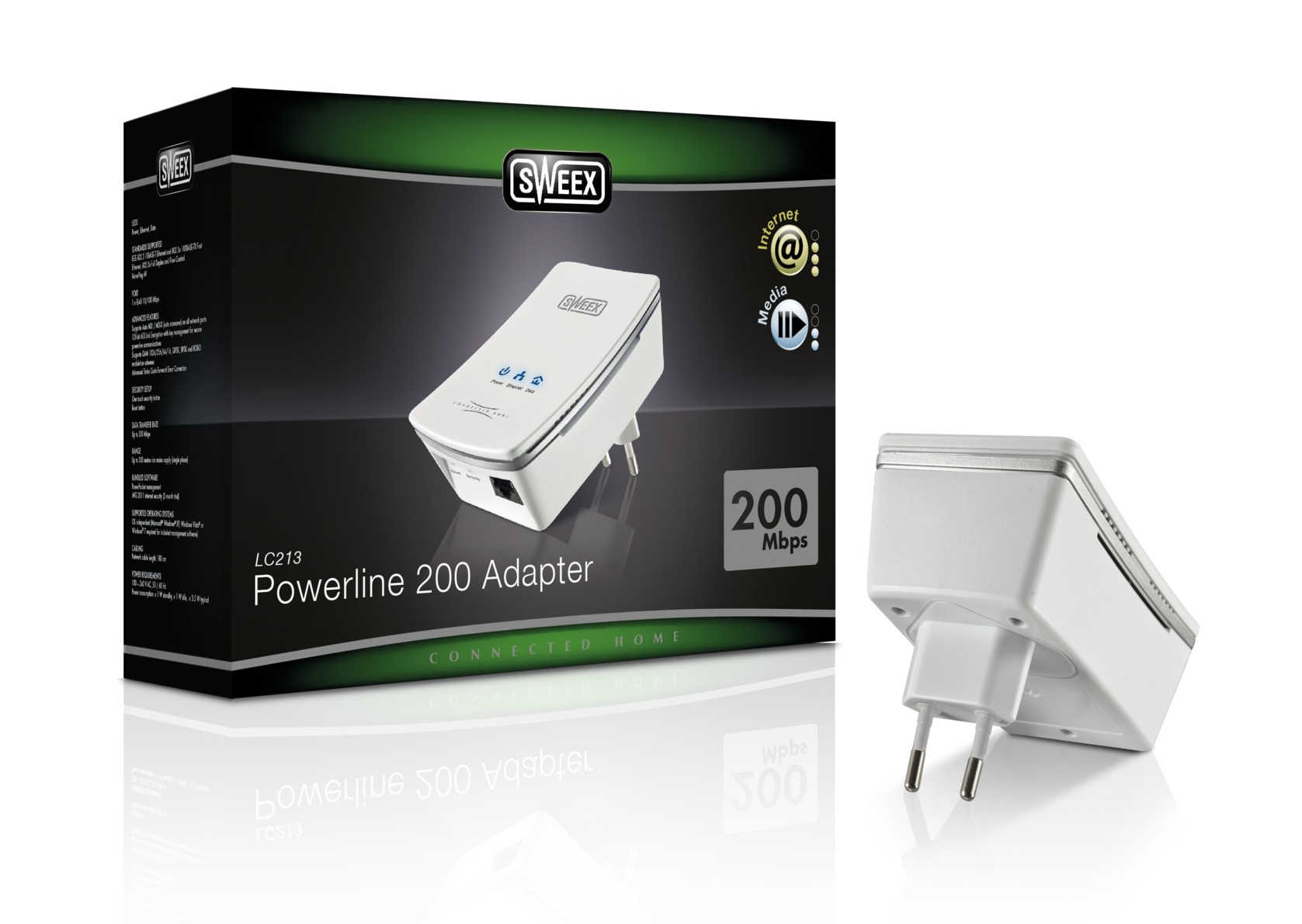 Sweex Powerline LC213: beste prijs - Tweakers