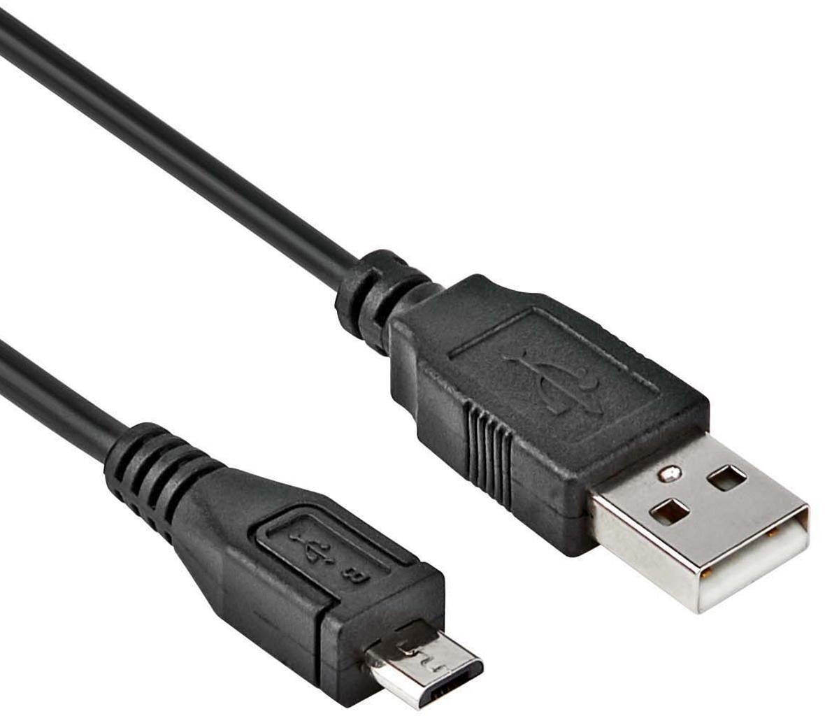 Allteq USB A naar USB B micro kabel, 1,8m Zwart: beste prijs - Tweakers