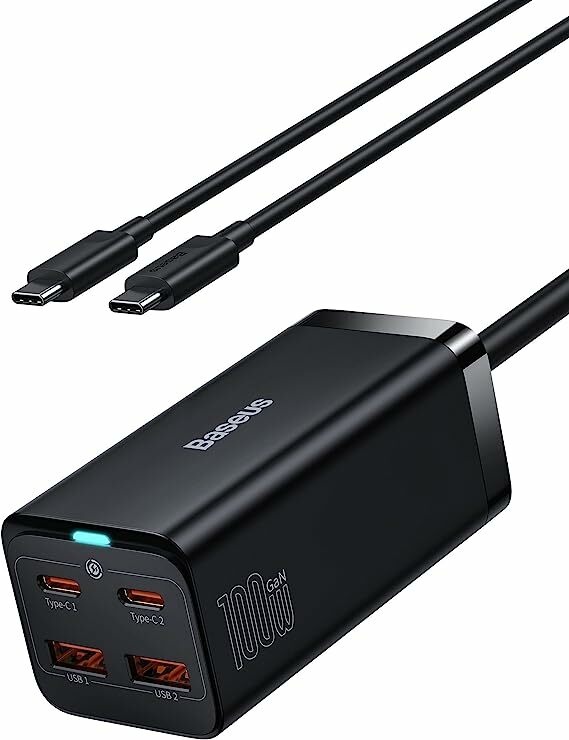 Specificaties van Baseus 100W USB C-oplader 2 poorts USB-C, 2 poorts ... Specificaties van Baseus 100W USB C-oplader 2 poorts USB-C, 2 poorts ...
