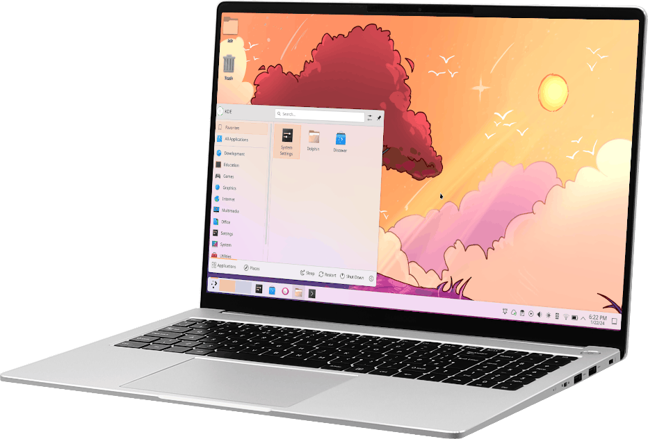 Slimbook kondigt laptop met Ryzen 7 7840HS-cpu en KDE Plasma 6 aan ...