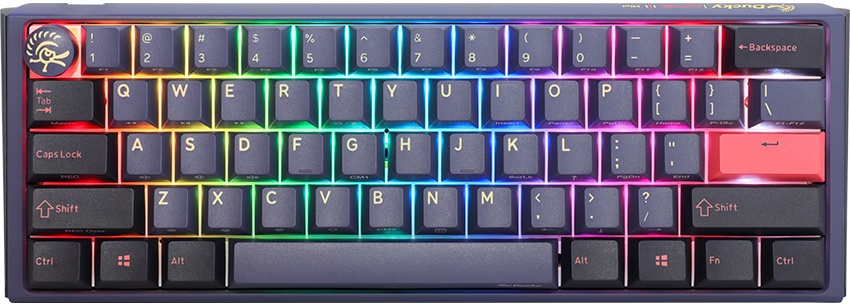 Ducky One 3 Mini, solid keycaps, MX Red, Qwerty US, Donkerblauw: beste ...