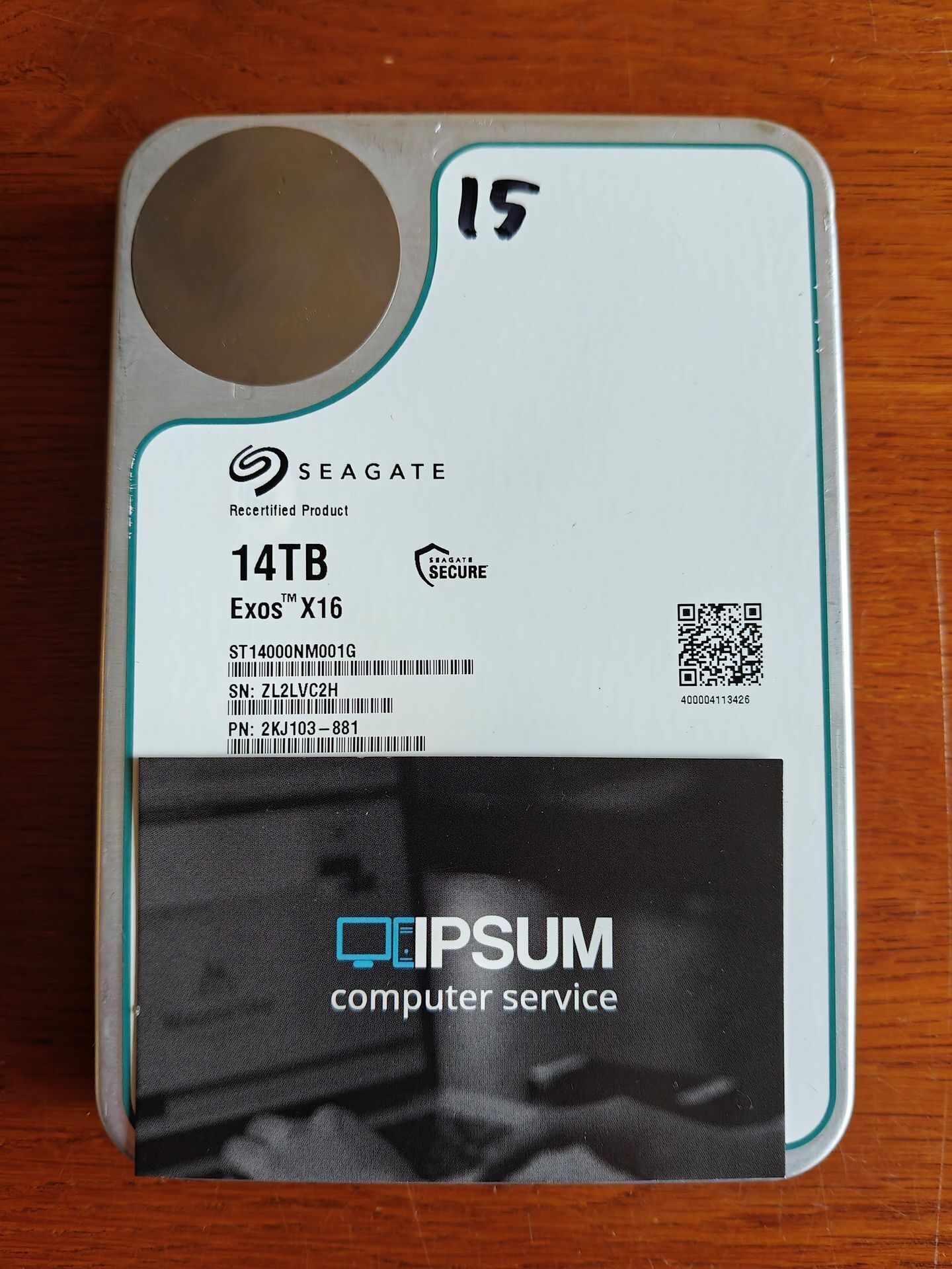 Seagate Exos X16 SATA (Standard model), 14TB aangeboden - Vraag ...