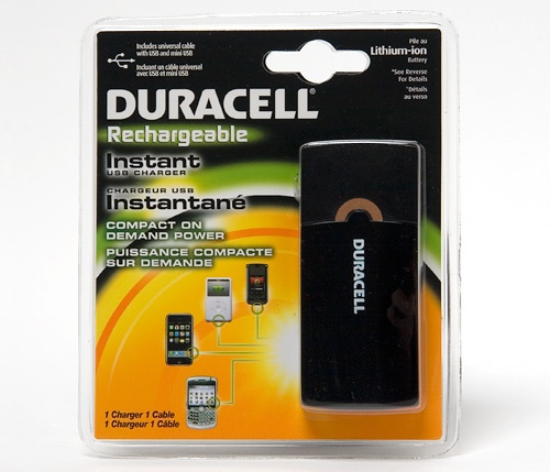 Duracell Instant USB charger 1150mAh - Kenmerken - Tweakers