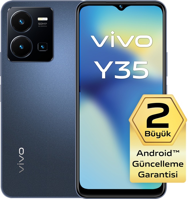 Specificaties van Vivo Y35 256GB Blauw - Tweakers