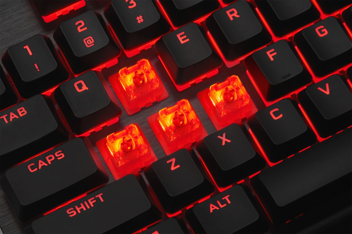 Corsair K60 Pro Red LED (Qwerty US) - Kenmerken - Tweakers