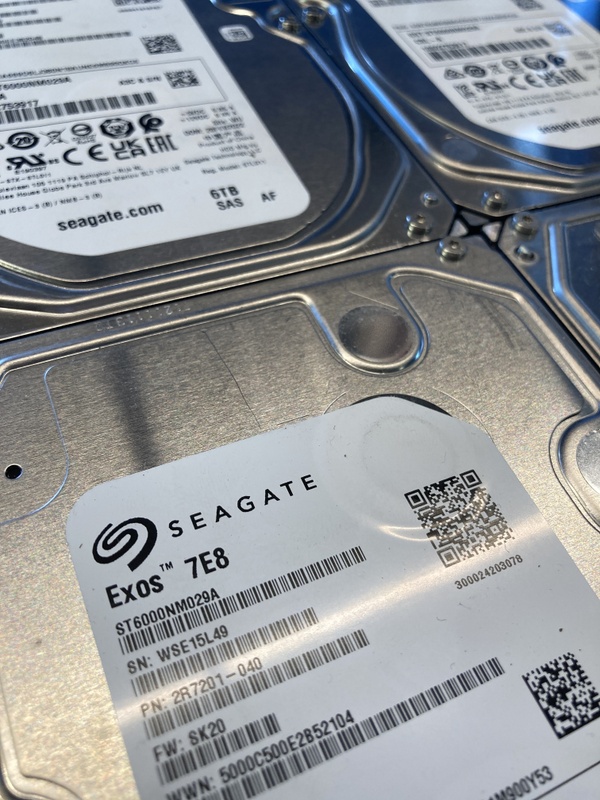 Seagate Exos 7E8 SAS (512e, Standard model), 6TB (meerdere) aangeboden ...