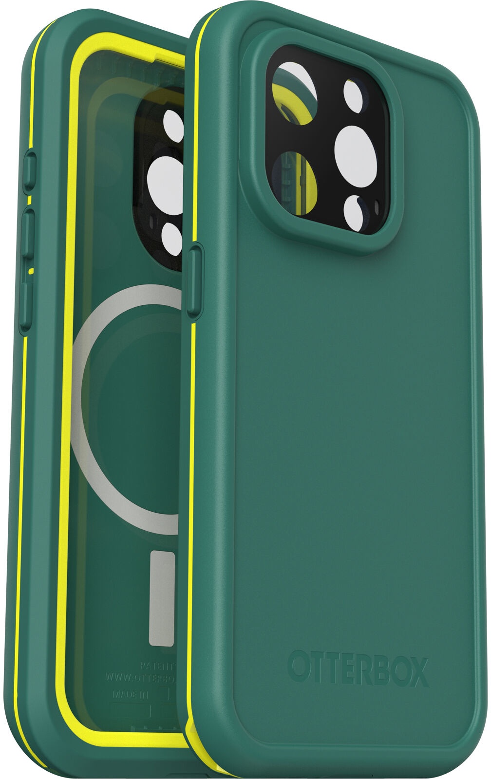 Otterbox Frē Series voor iPhone 15 Pro, Pine (Green) (iPhone 15 Pro ...