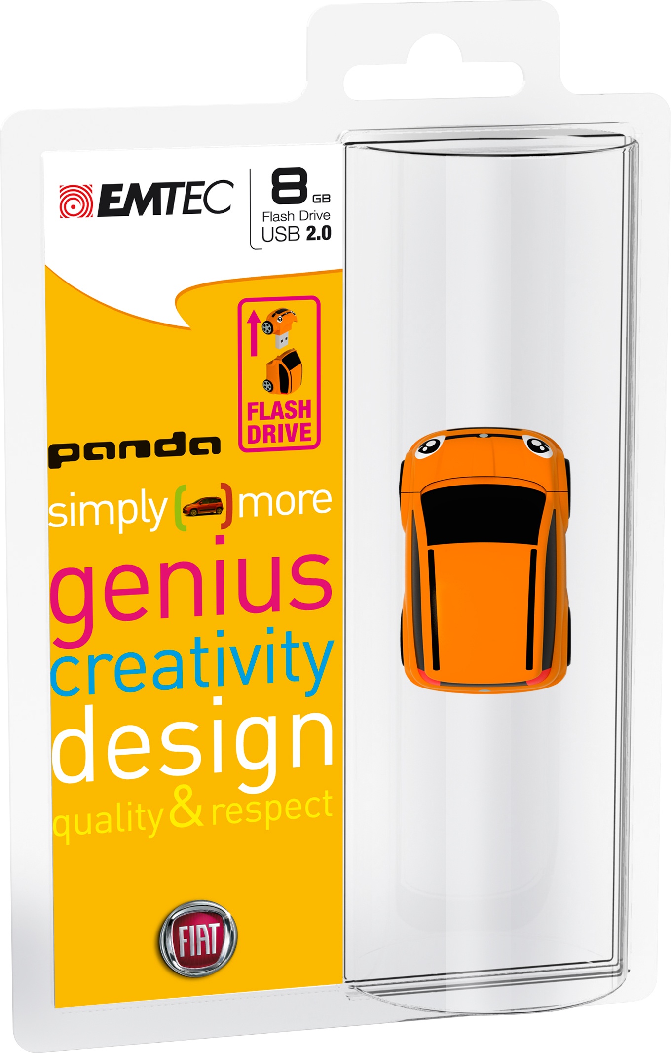 Specificaties van Emtec ECMMD8GF102 8GB Oranje - Tweakers
