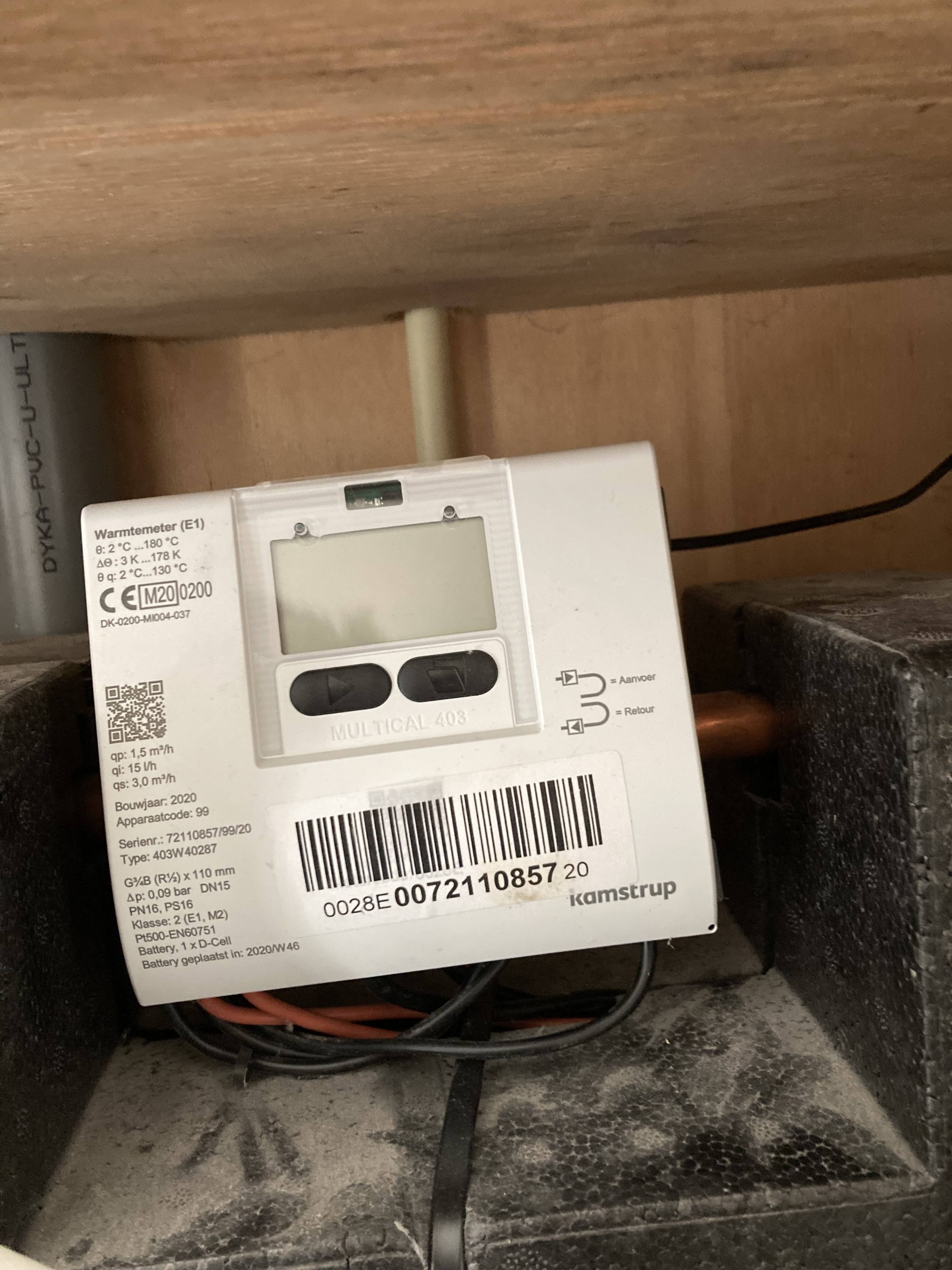 Slimme warmtemeter Eneco stadswarmte - Smarthome - GoT