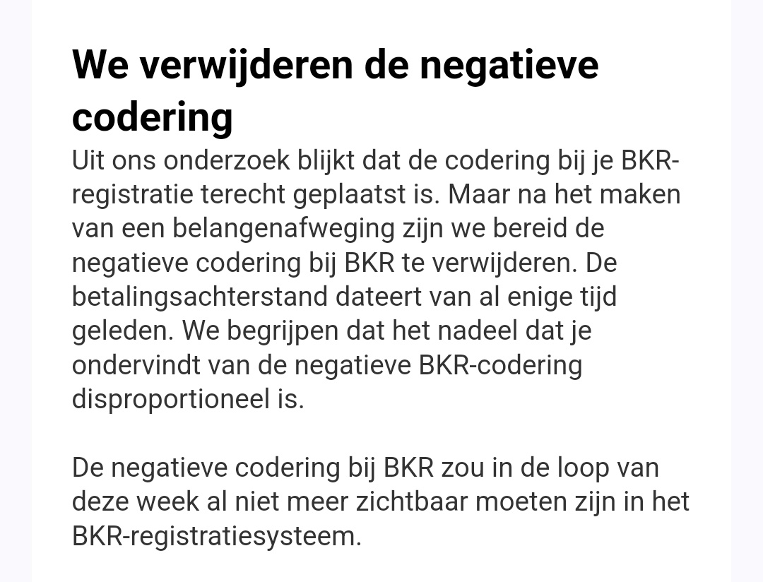 Weigeren BKR registratie te verwijderen na belangenafweging ...
