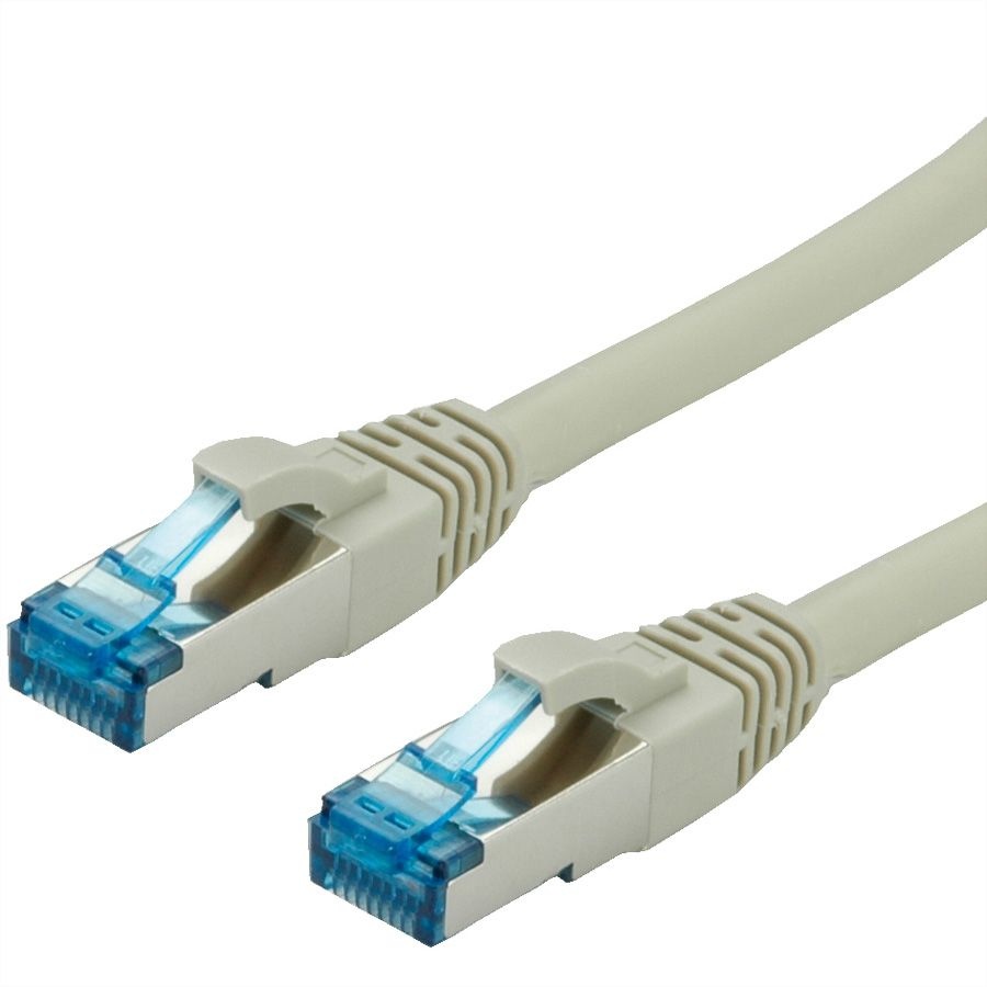 Value S/FTP Patch Cord Cat.6A, grey, 0.3 m Grijs - Kenmerken - Tweakers