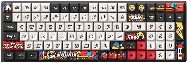 Specificaties van Iqunix F97 Graffiti Diary, Cherry MX Red, Qwerty US ...