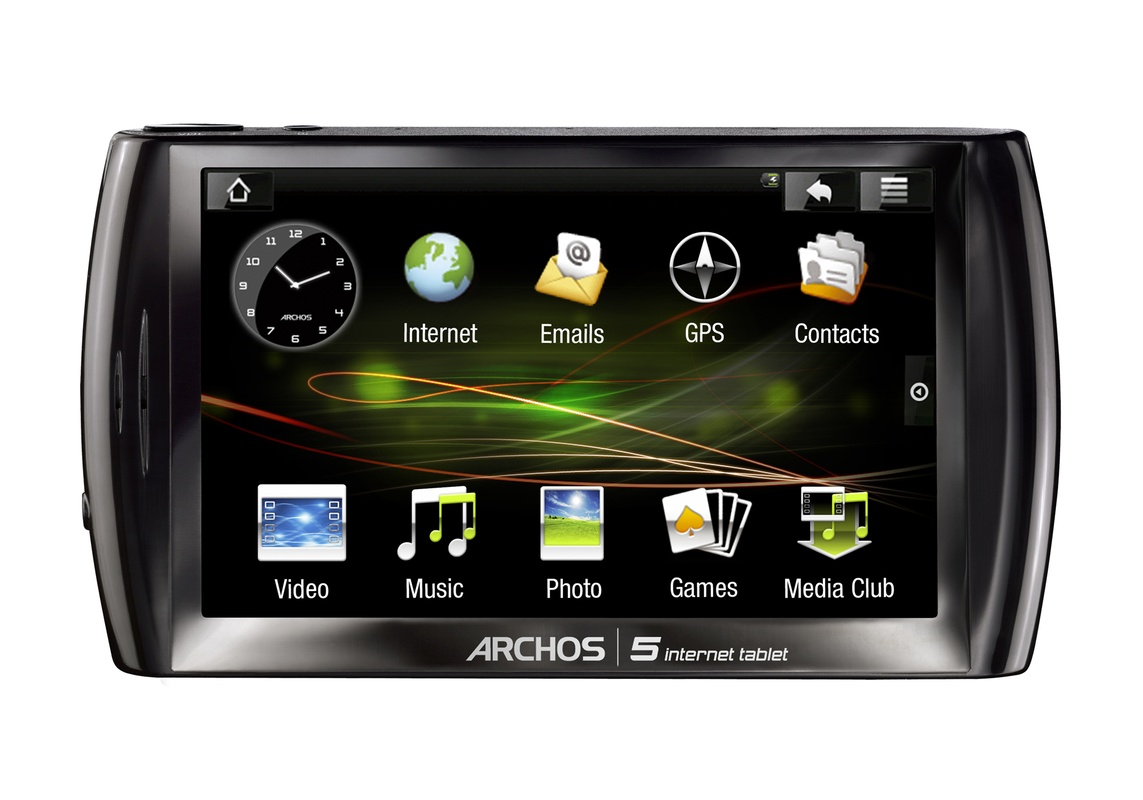 Archos 5 Internet Tablet Zwart - Kenmerken - Tweakers