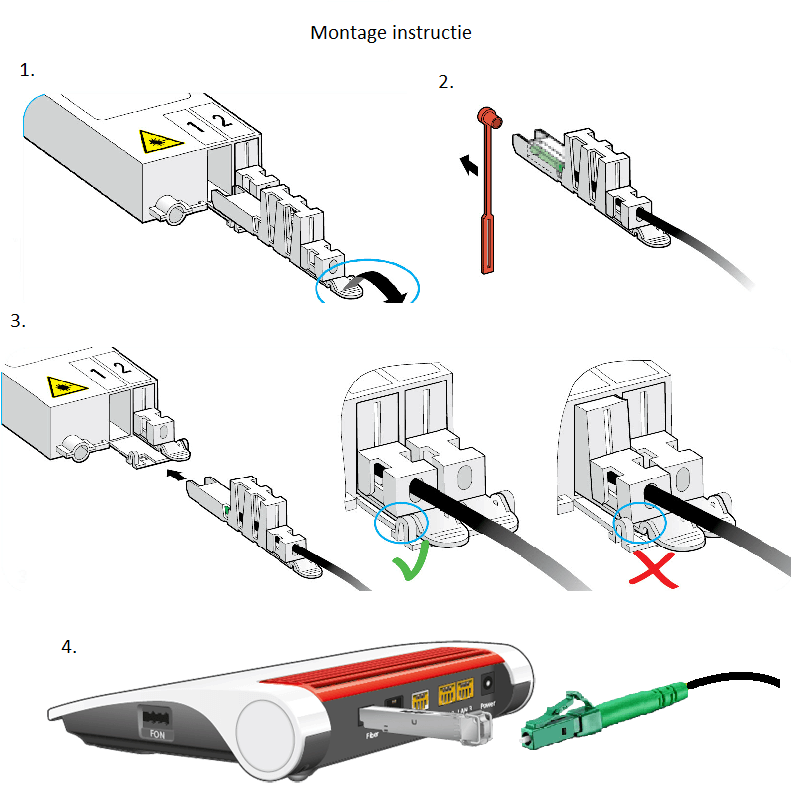 Specificaties van AVM FRITZ! Attema AT01 Delta-Aon FTU-zijde SC/APC ...