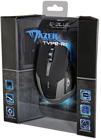 E-blue Cobra Gaming Mouse Zwart - Kenmerken - Tweakers