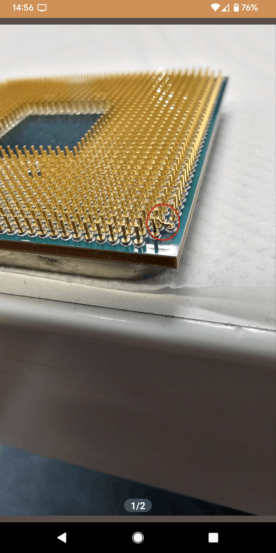 Gebogen pin Ryzen 5 5600G - realistisch? - Processors, moederborden en ...