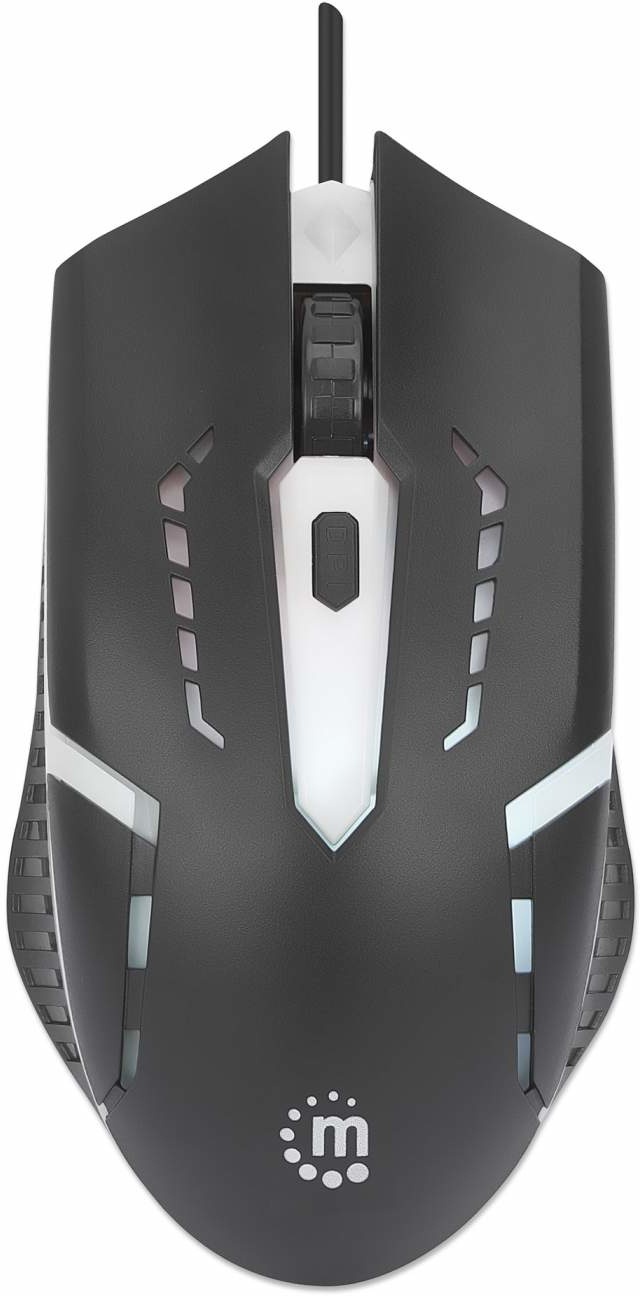 Specificaties van Manhattan RGB LED Wired Optical USB Gaming Mouse ...