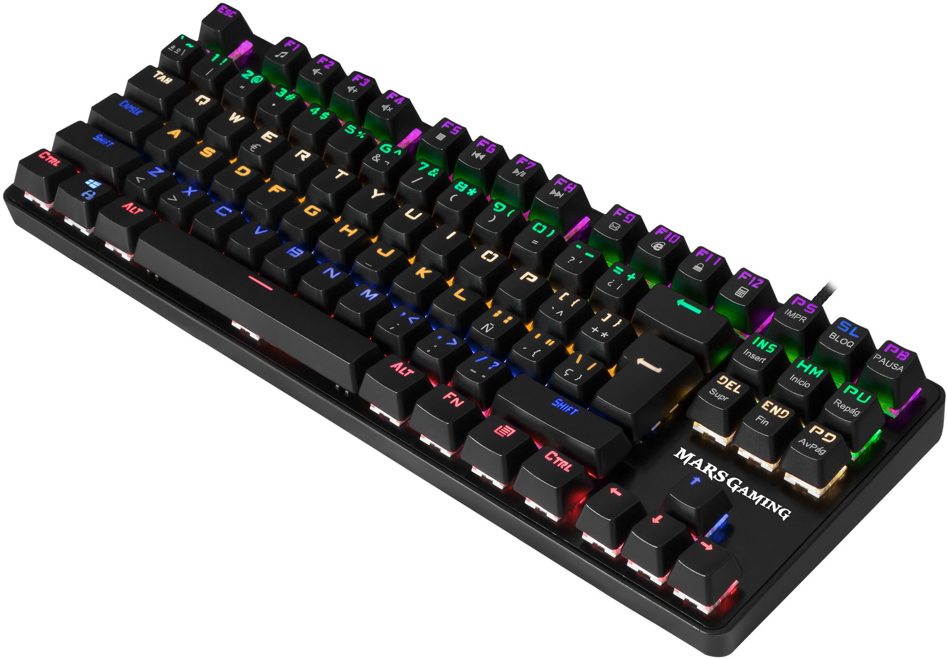 Specificaties van Mars Gaming MK4 mini (Outemu Red, Qwerty ES) - Tweakers