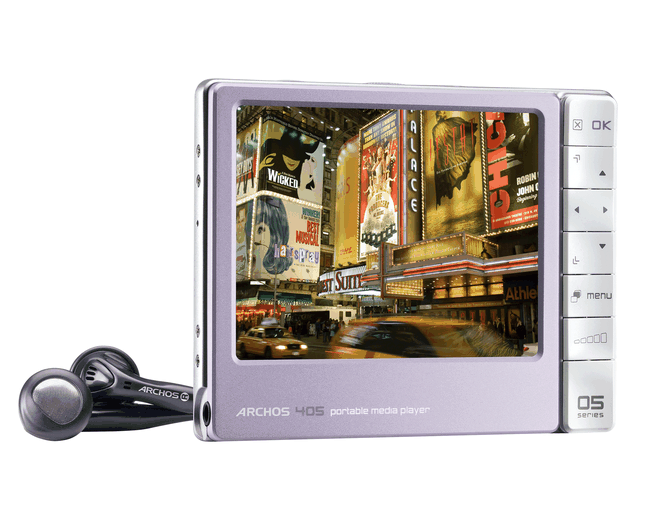 Archos 405 Portable Media Player 2GB - Kenmerken - Tweakers