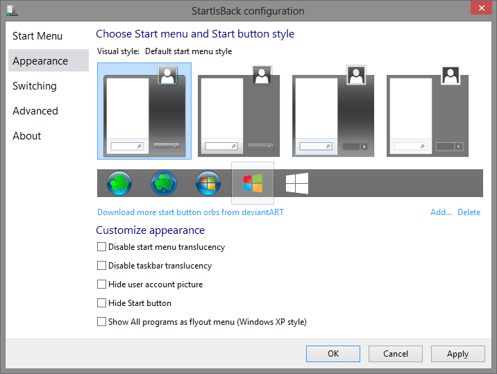 Software-update: StartIsBack 2.1 - Computer - Downloads - Tweakers