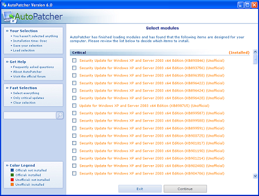 Specificaties van AutoPatcher x64 - Tweakers