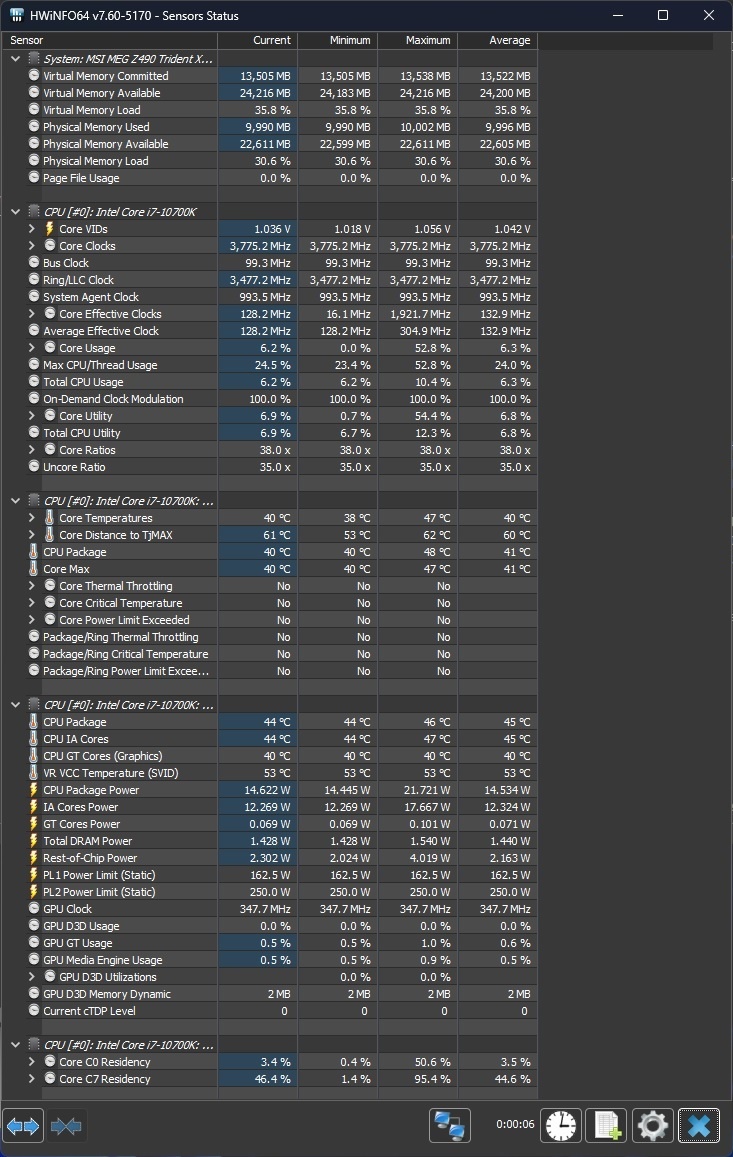 Schone installatie, 100 CPU - Client software algemeen - GoT