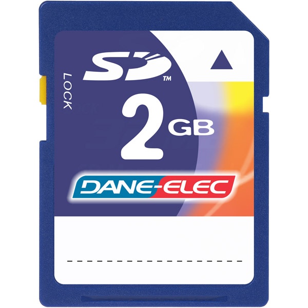 Specificaties van Dane-Elec SD 2GB Class 0 - Tweakers