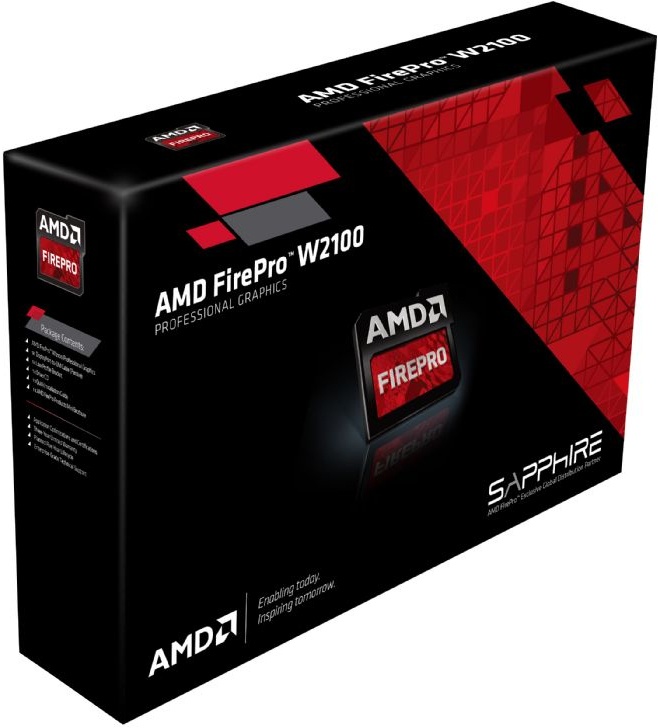 Specificaties van Sapphire AMD FirePro W2100 2GB - Tweakers