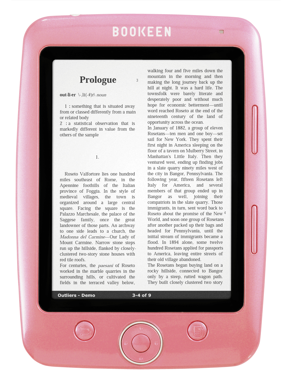 Bookeen Cybook Opus Roze: beste prijs - Tweakers