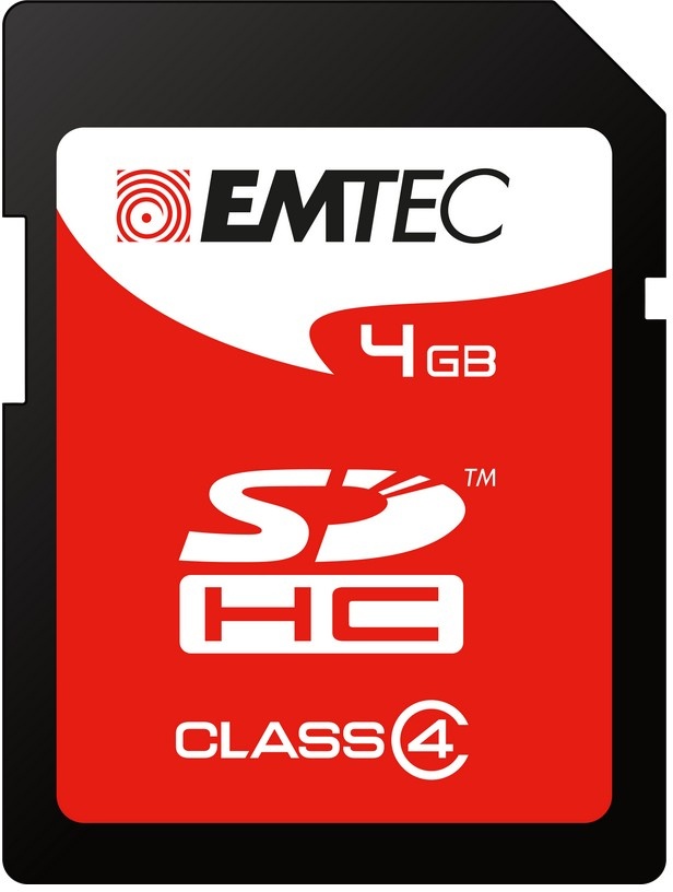 Specificaties van Emtec SDHC 4GB Class4 - Tweakers