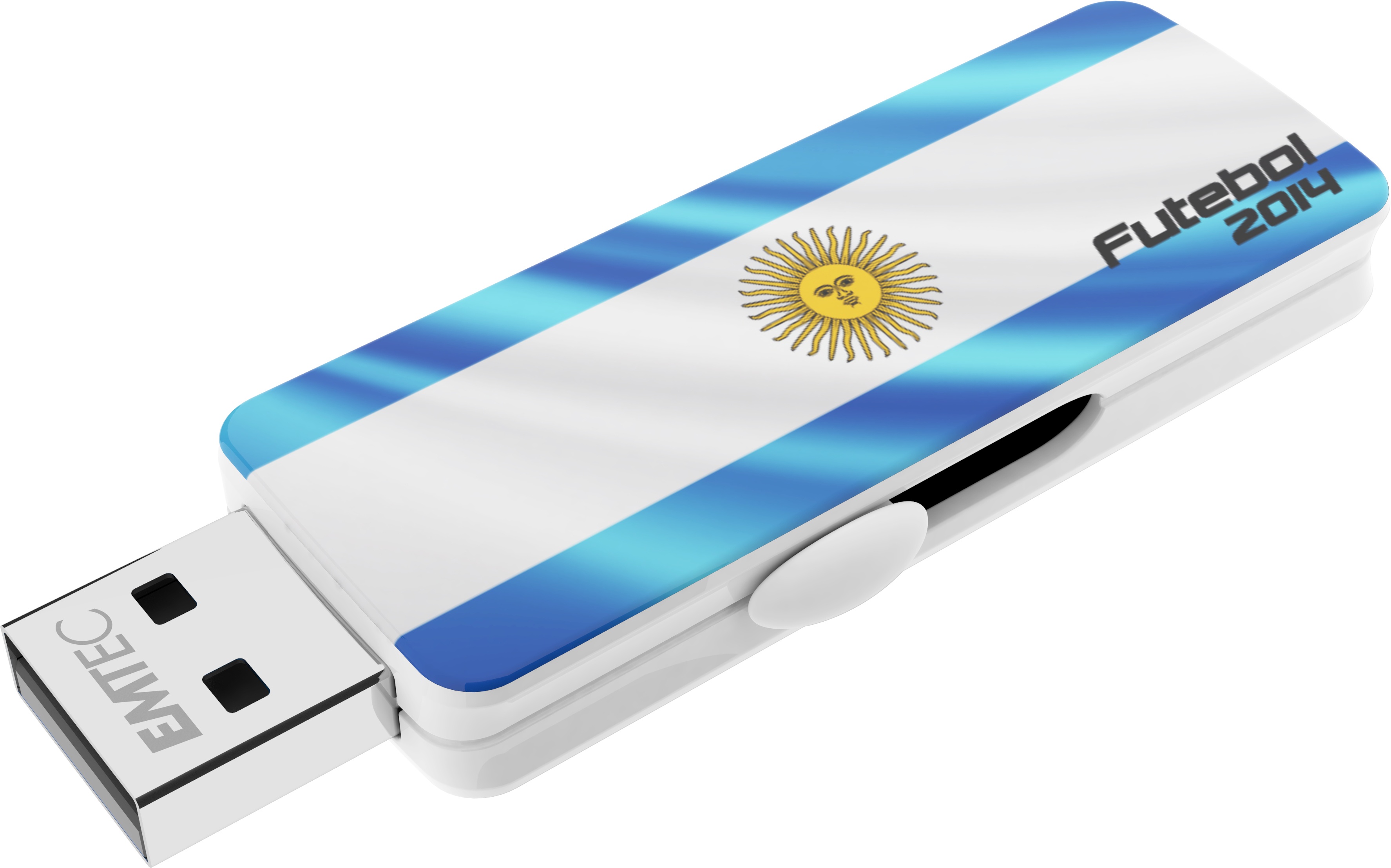 Emtec M700 8GB Foot Argentina 8GB Wit kopen? - Prijzen - Tweakers