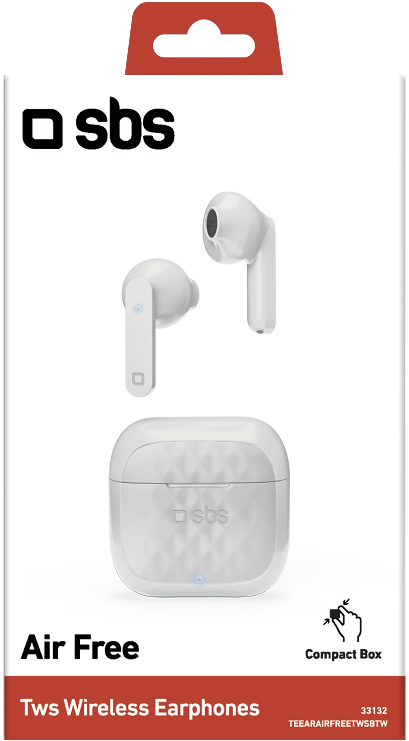 Specificaties van SBS TWS Air Free (Wit) - Tweakers