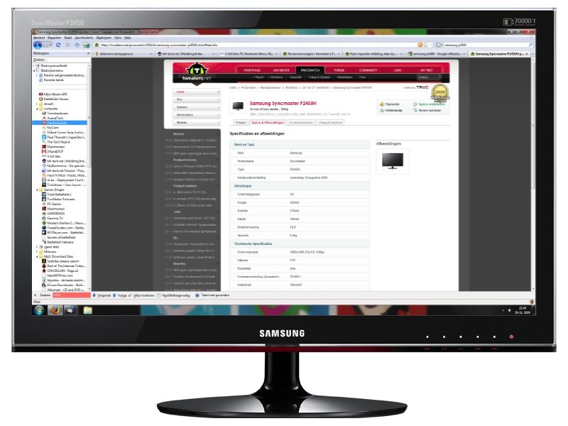 Samsung Syncmaster P2450H Zwart - Teus.shira - Product reviews - Tweakers