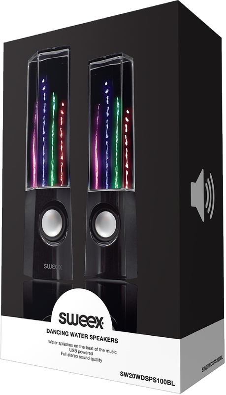 Specificaties van Sweex Water dancing 2.0 speakers (Zwart) - Tweakers