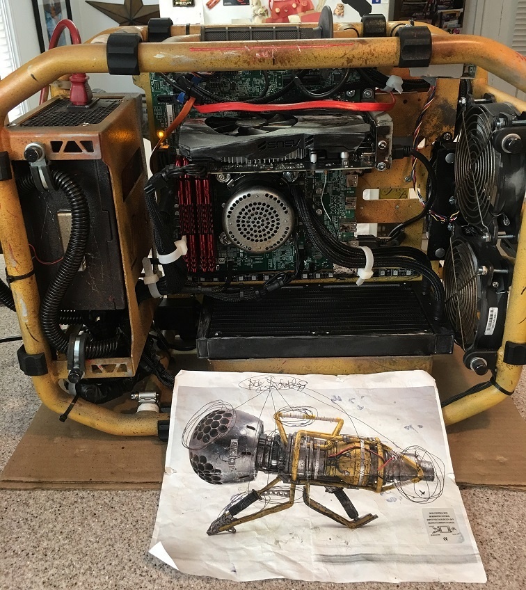 Casemodder maakt pc-behuizing die is geïnspireerd op Destiny 2-rocket ...