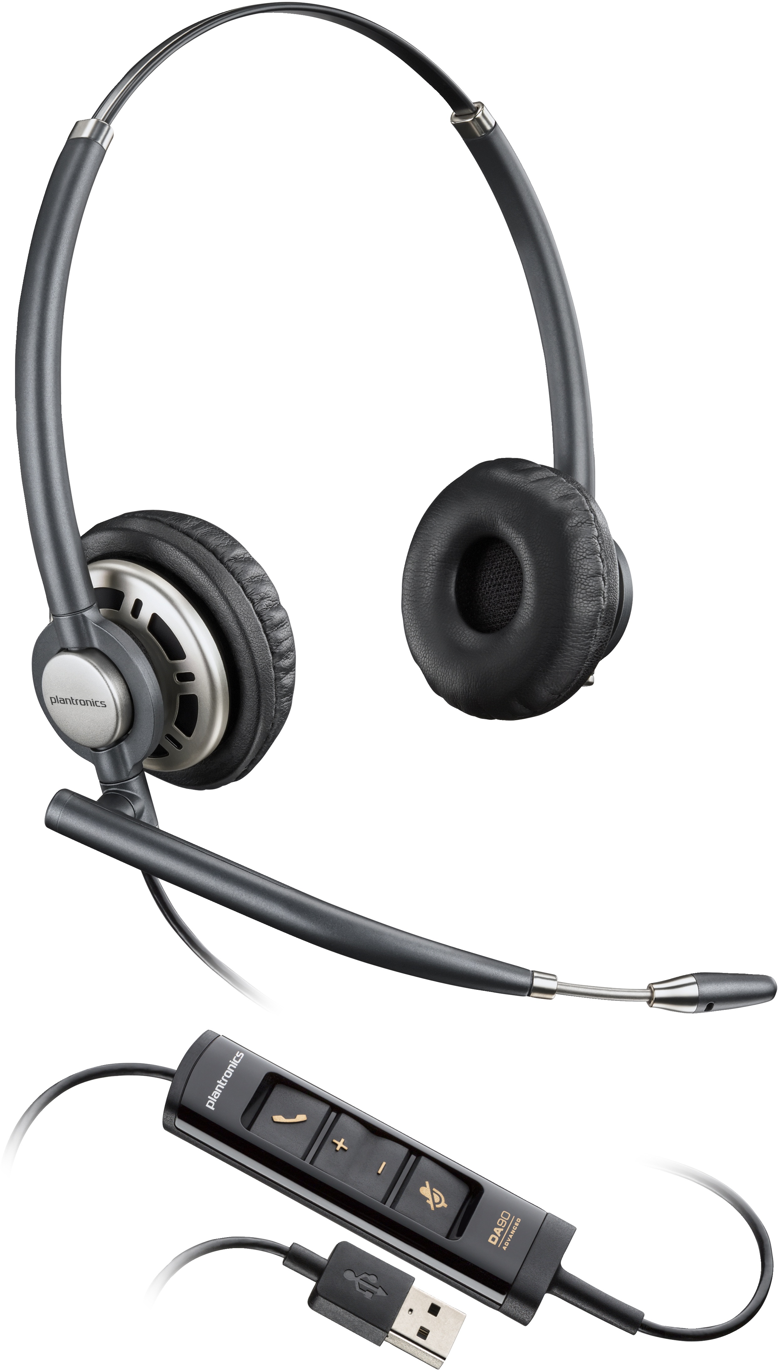 Specificaties van Plantronics Encorepro HW725 (Zilver, Zwart) - Tweakers