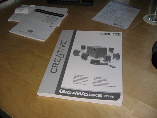 Creative Gigaworks S750 - frankknopers - Product reviews - Tweakers