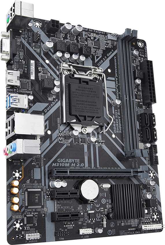 Specificaties van Gigabyte H310M-H 2.0 - Tweakers
