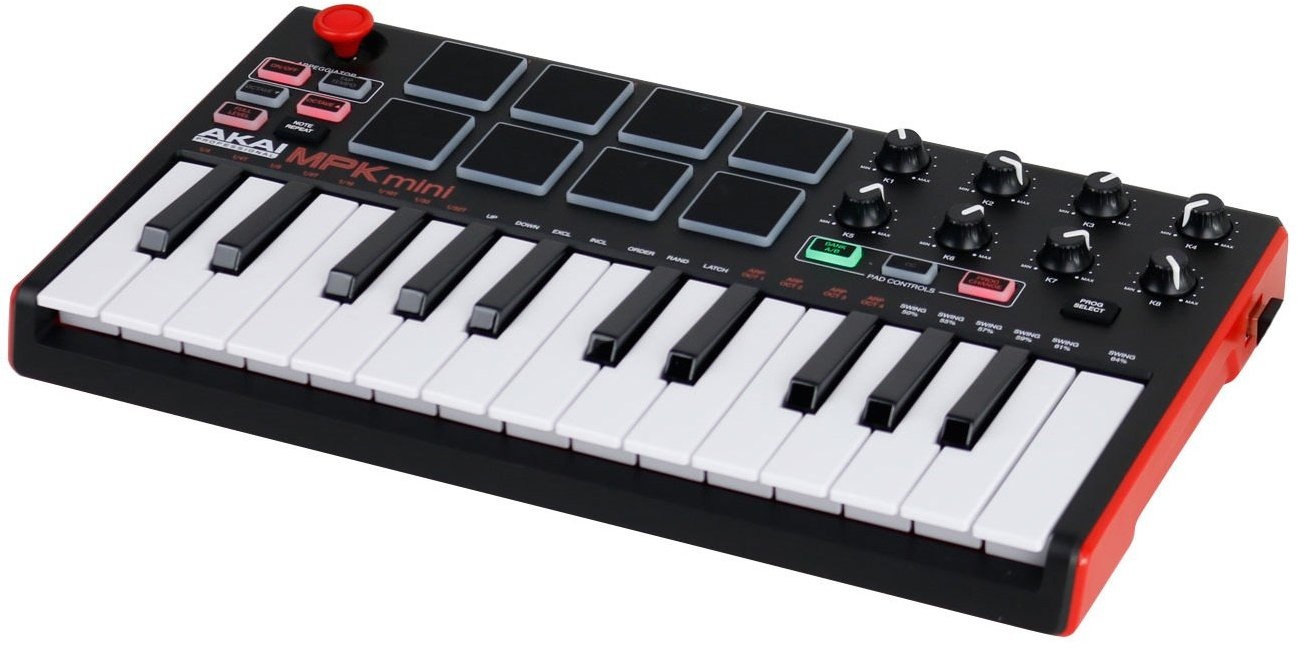 Specificaties van Akai MPK Mini MK2 USB MIDI keyboard controller - Tweakers