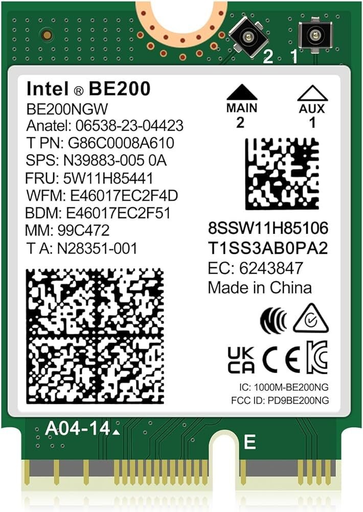 Intel Wi-Fi 7 BE200 no vPro: beste prijs - Tweakers