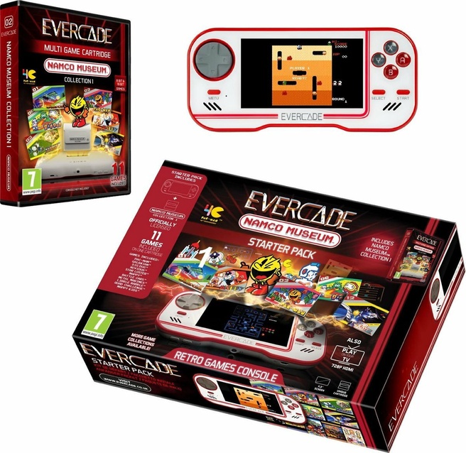 Specificaties van Evercade Retro Games Console Rood, Wit - Tweakers