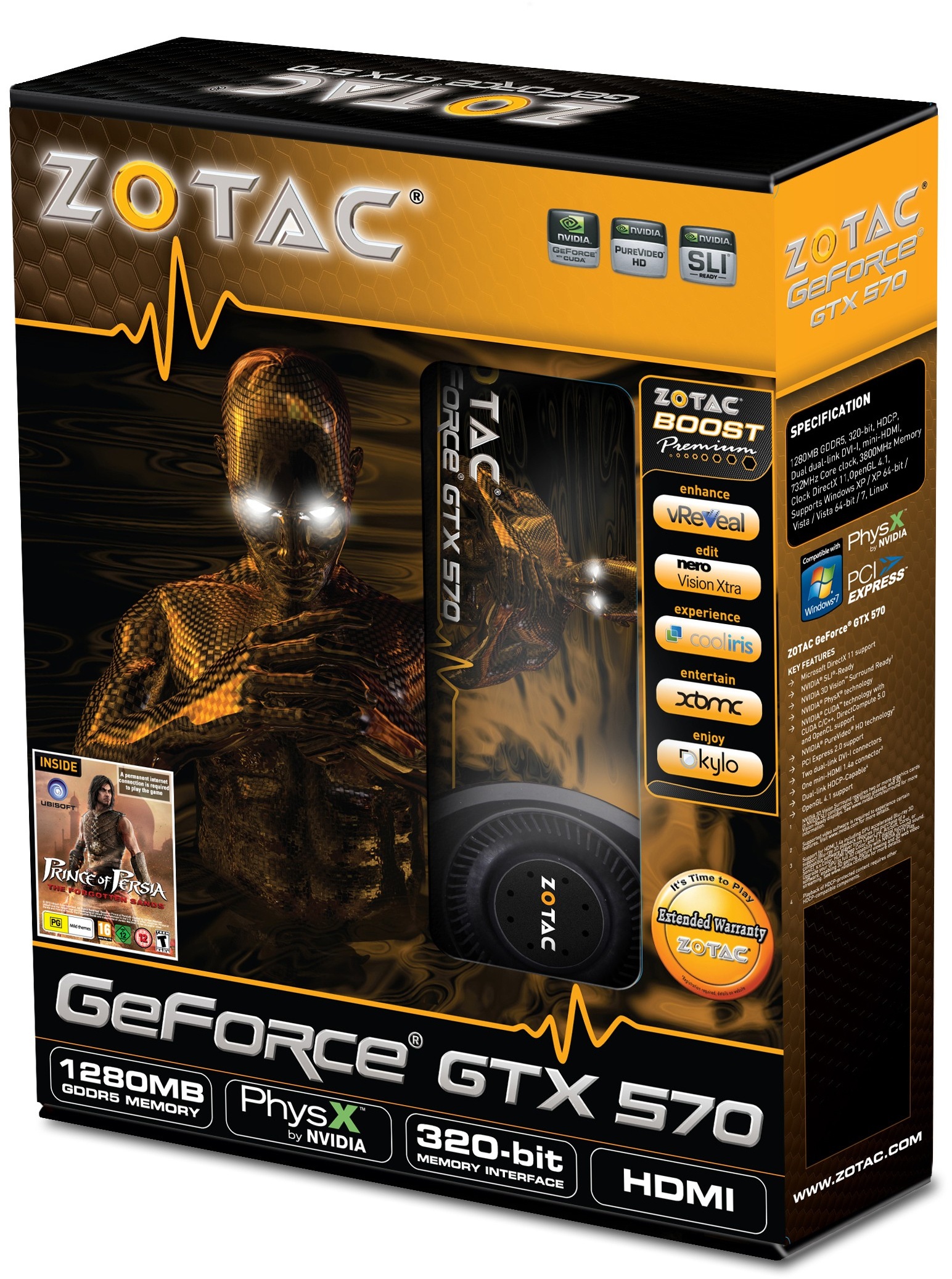 Zotac GTX 570 - Kenmerken - Tweakers