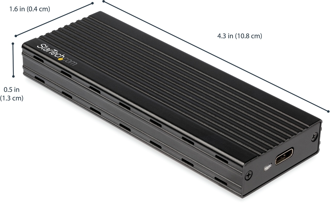 Specificaties van Startech.com M.2 NVMe SSD behuizing voor PCIe SSDs USB 3.1 Gen 2 Type-C Zwart ...