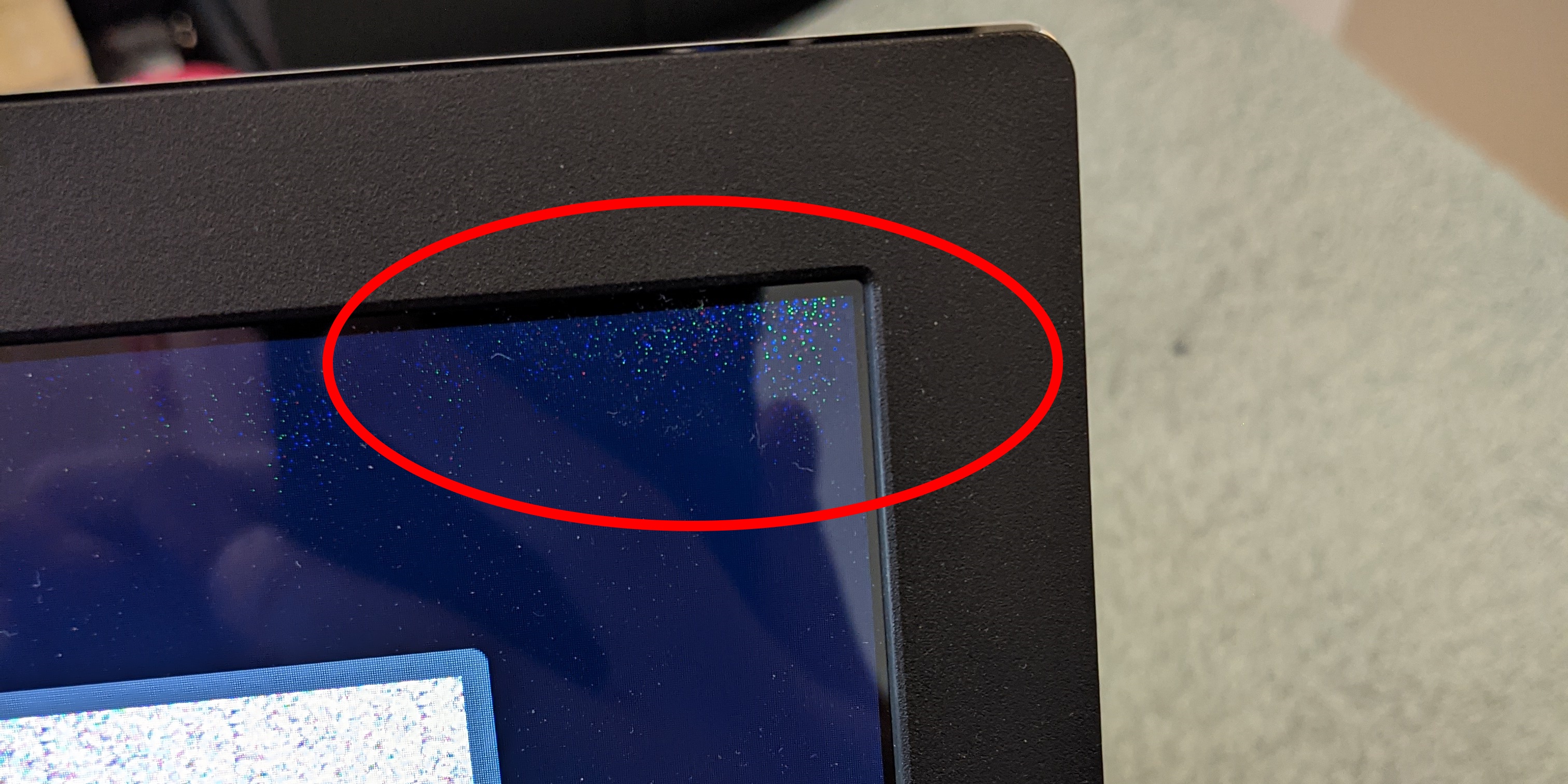 Display laptop vertoont bright pixels (Toshiba Satellite ...