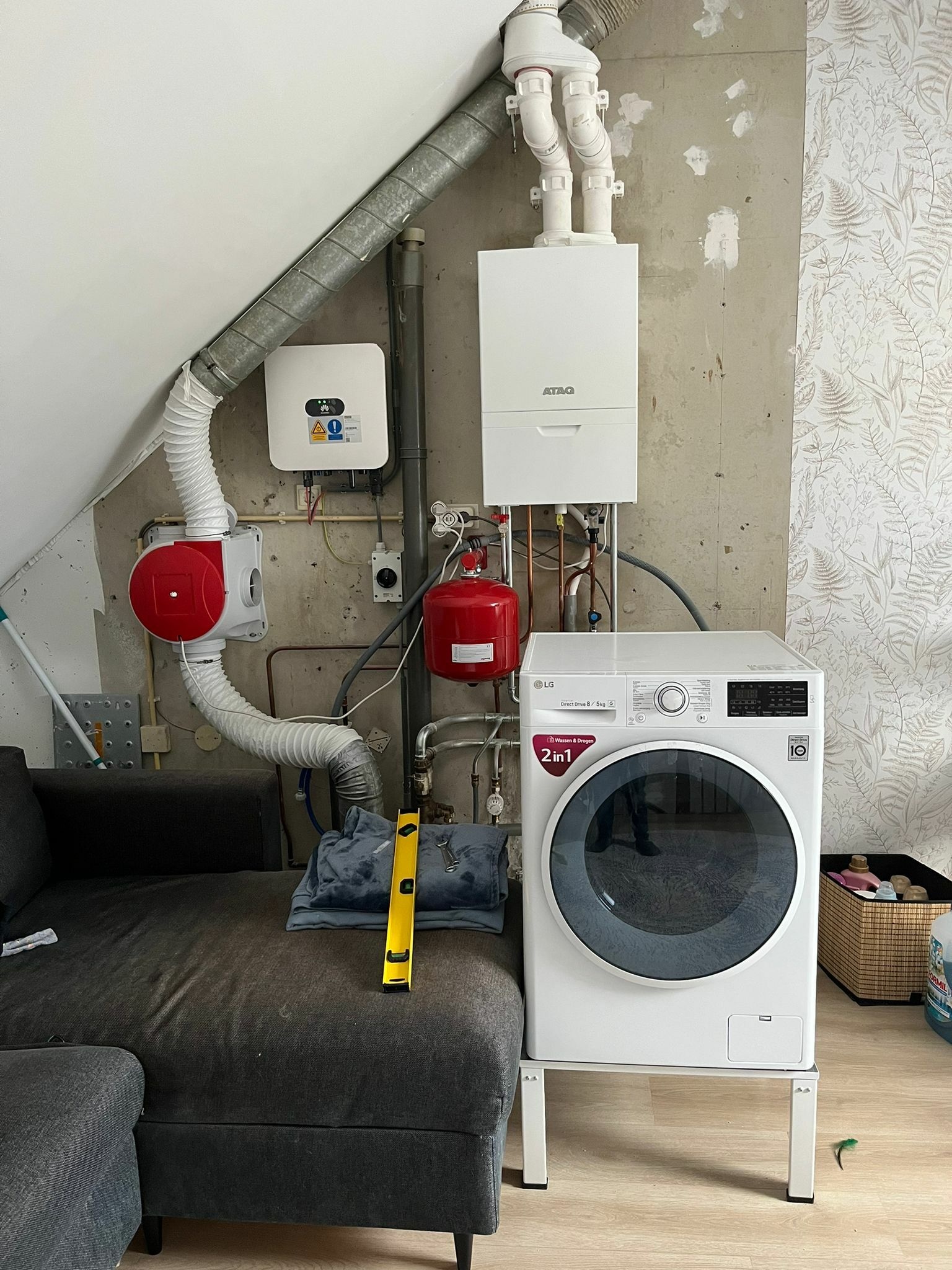 Hoe het beste de wasmachine installeren op zolder - Bouwen en klussen - GoT